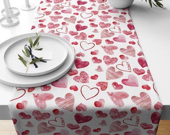 Valentine Table Runner - Etsy