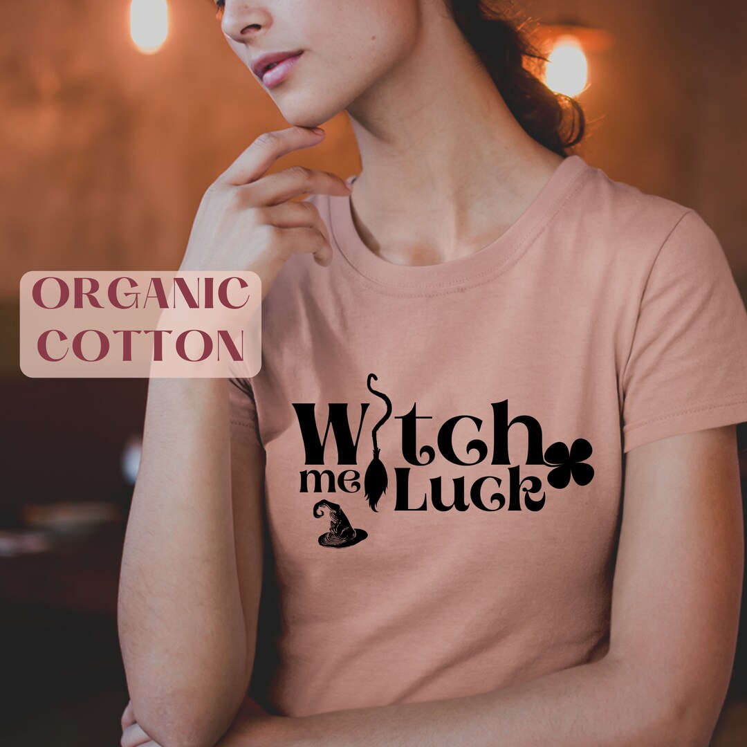 WITCH Good LUCK Shirt Witch Broom Witch Hat Shirt Good Witch Tshirt ...
