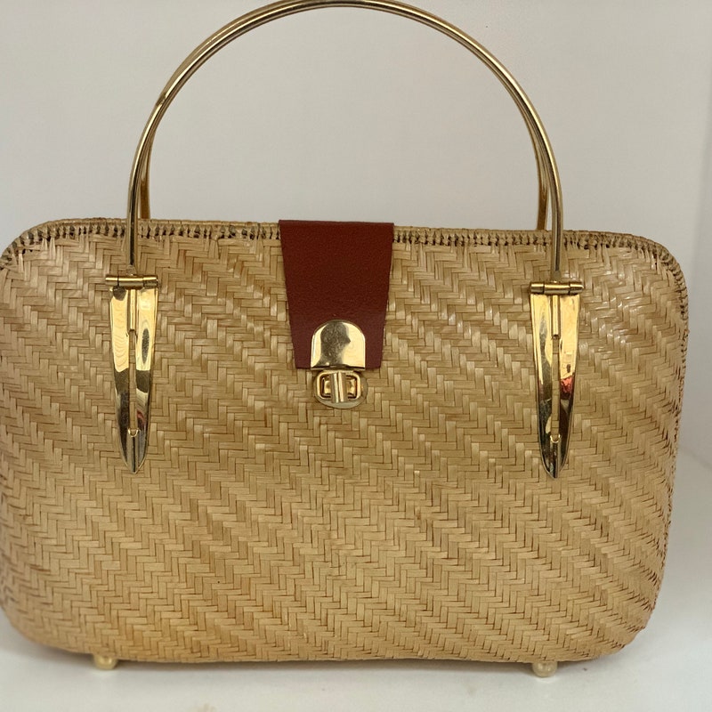 Basket Weave Handbag - Etsy