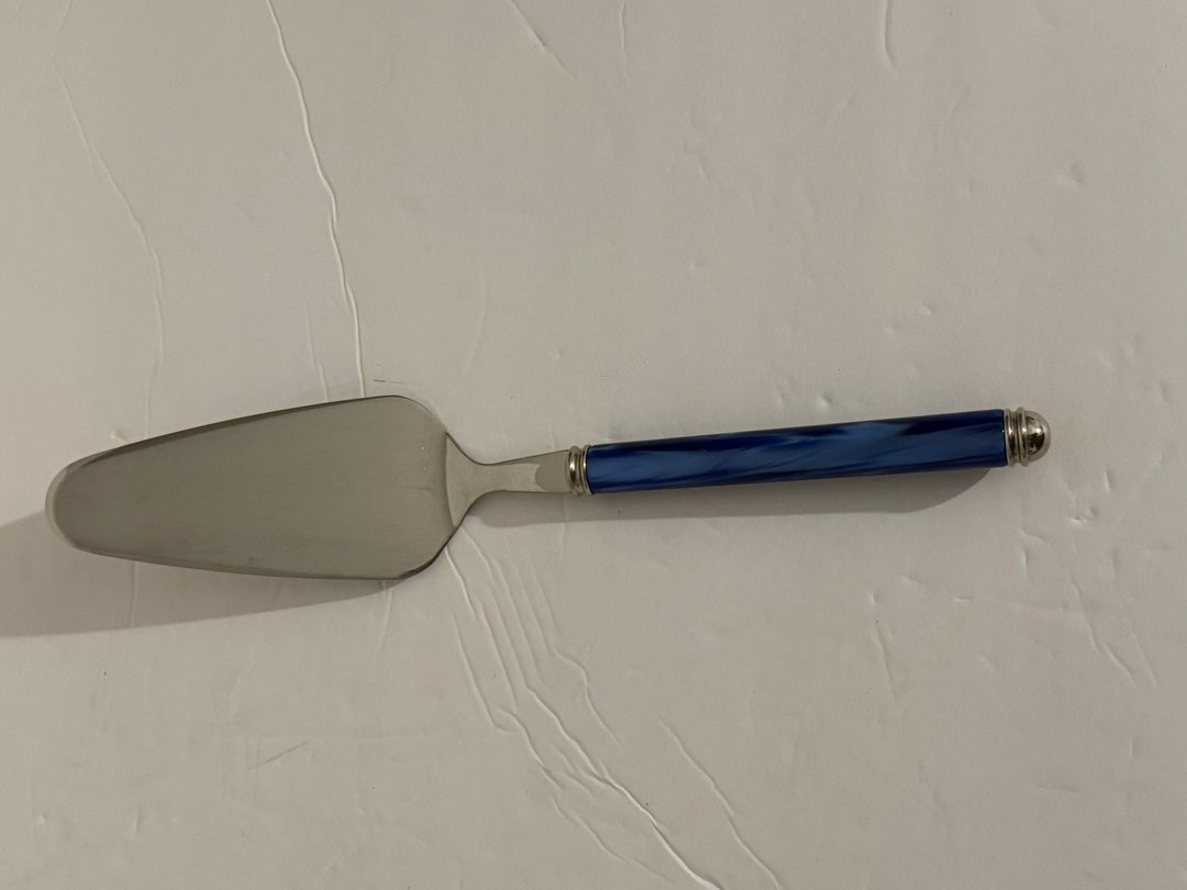 Eme INOX Italy 18/10 Stainless Pie Server Napoleon Blue - Etsy