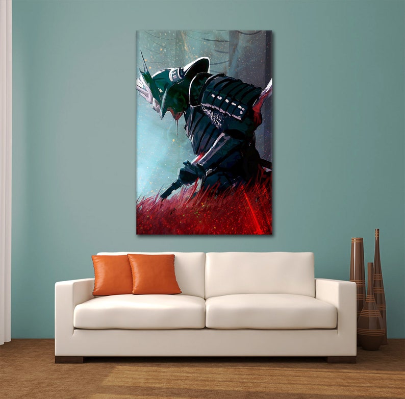 Japanese Samurai Canvas Art Print Samurai Wall Art Decor - Etsy