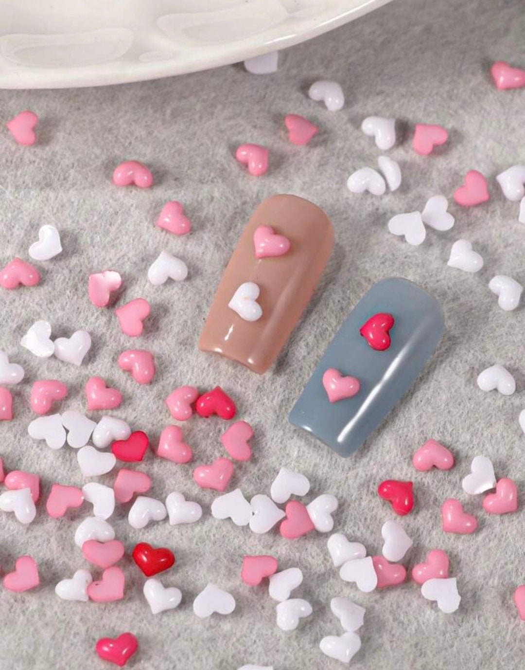 Mix Charm’s Mini Pink Hearts - Etsy