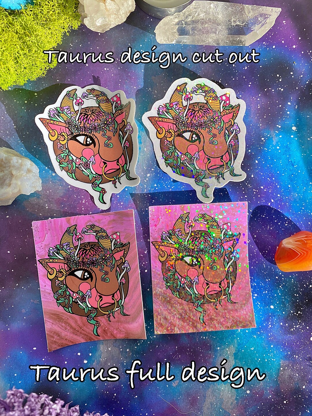 Taurus Sticker Astrology Stickers Zodiac Stickers - Etsy