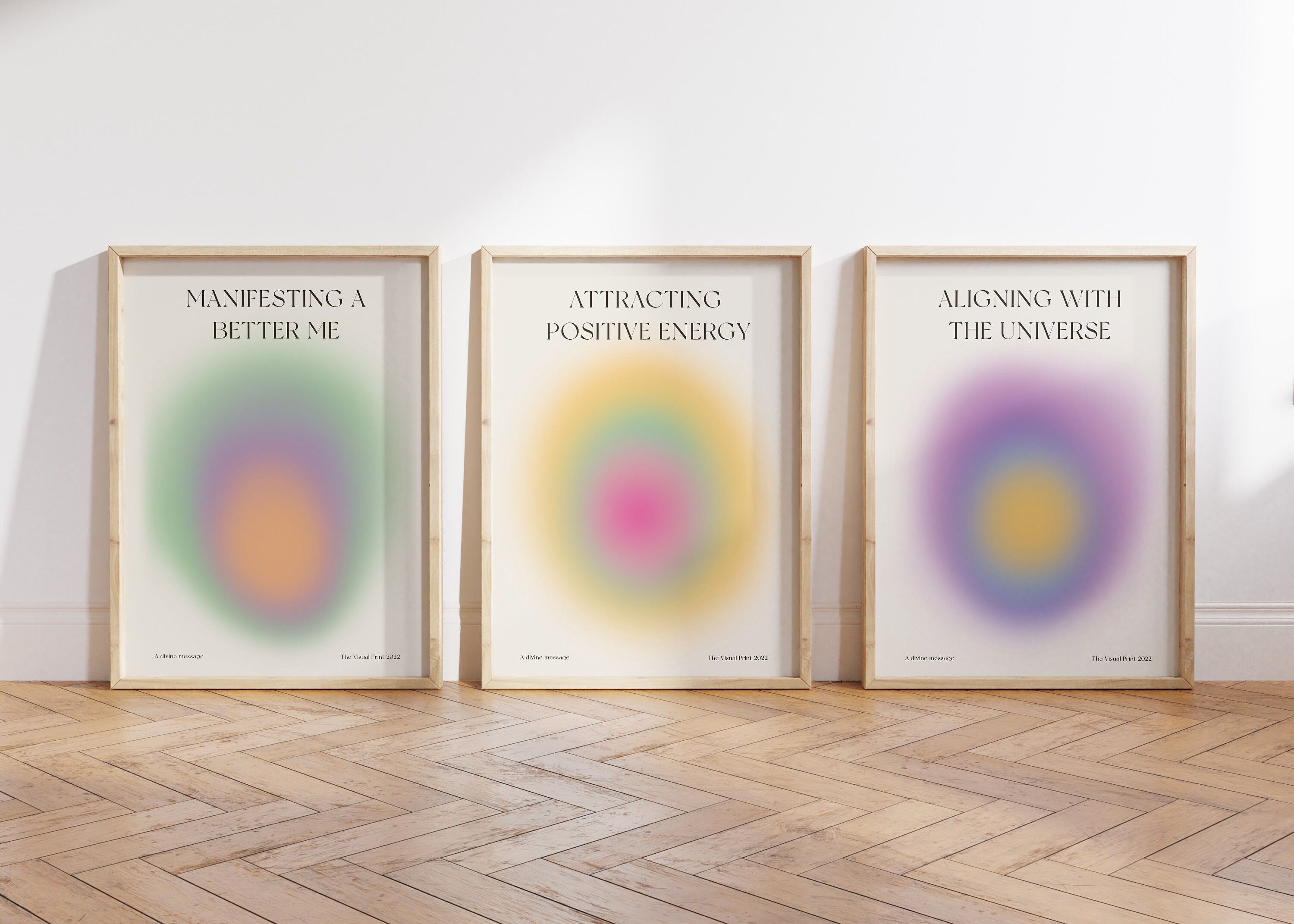 Set of 3 Manifestation Spiritual Wall Art Set Print, Manifestation ...
