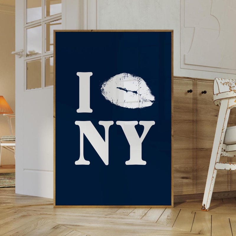 I Heart Nyc Wall Art - Etsy