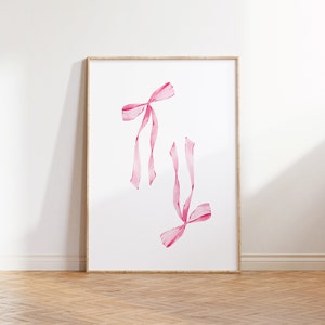 Set of 6 Coquette Light Blue Bows Disco Ball Trendy Printable Gallery ...