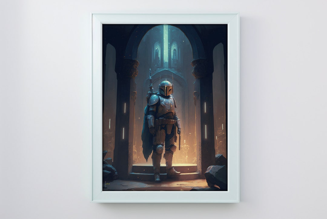 Mando Poster Digital Printable Fanart Adorable Star Photography Print ...