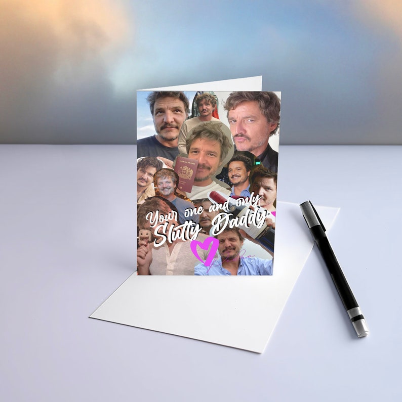 Pedro Pascal Greeting Digital Printable Card the Last of Us - Etsy