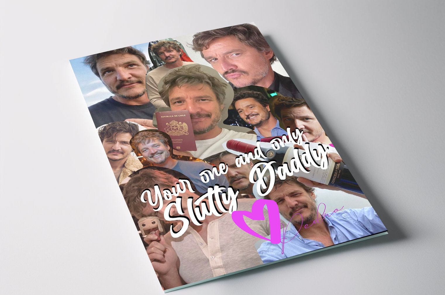 Pedro Pascal Greeting Digital Printable Card the Last of Us Fanart ...