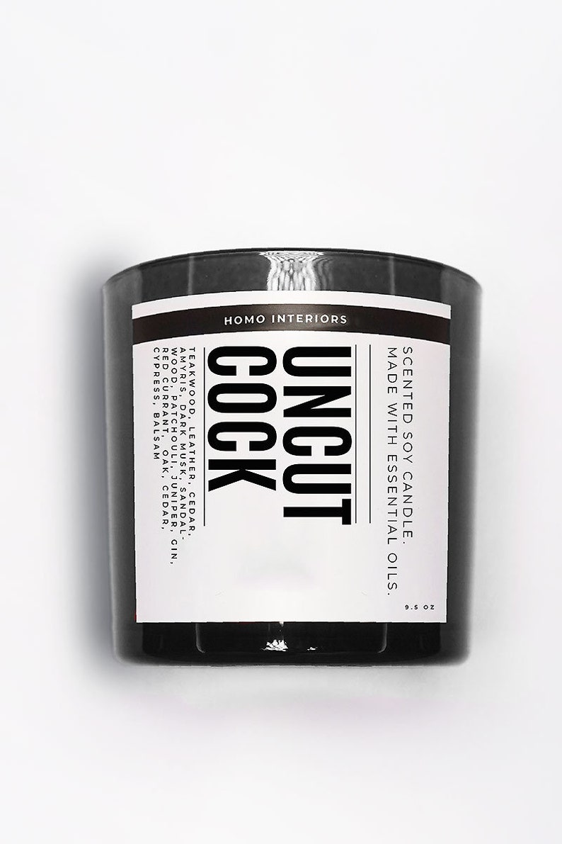 Uncut Cock Candle Gay Candle Funny Gay Gift LGBTQ Housewarming Pride ...