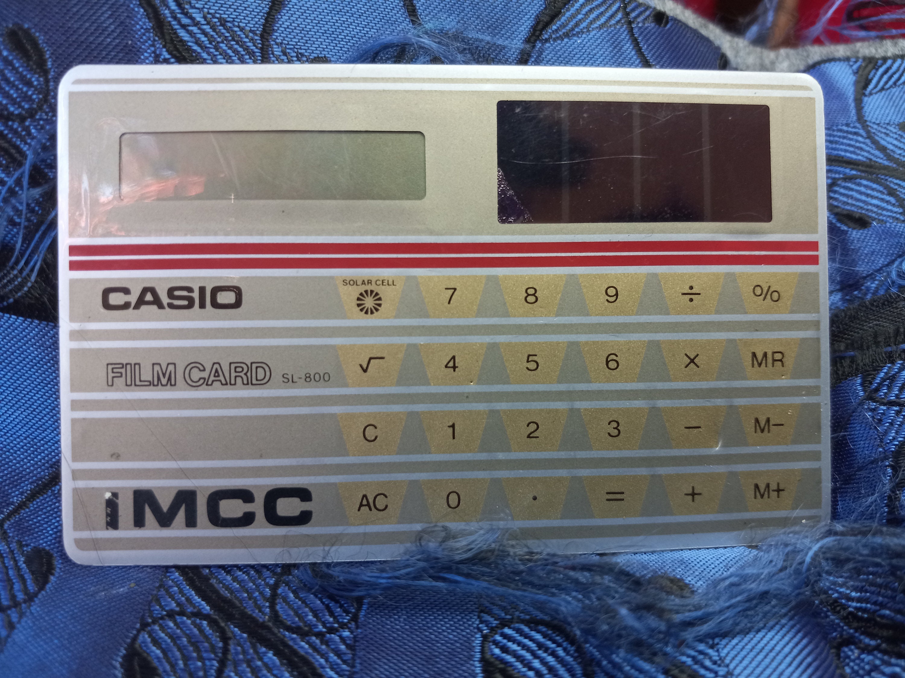 1983 SL800 Casio film Card Solar Calculator | Etsy