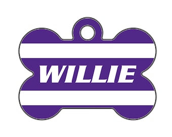 Custom Ohio State Buckeyes Themed Double-sided Dog ID Tag Mini Bone ...