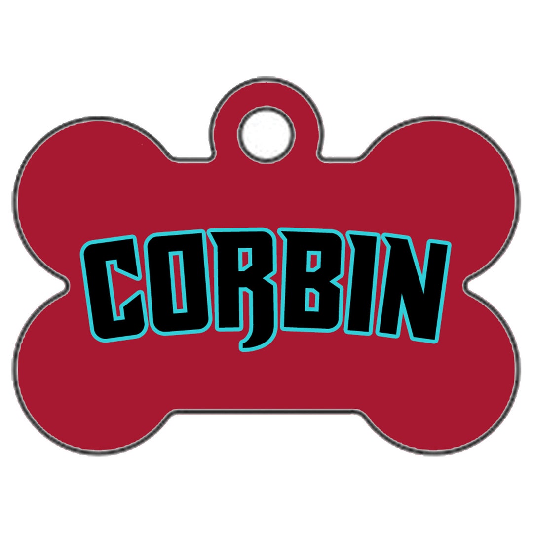 Custom Arizona Diamondbacks 2024 Themed Double-sided Dog ID Tag Mini ...