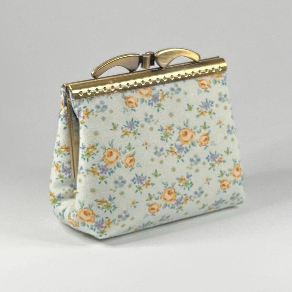 Double Kiss Lock Purse, Metal Frame Purse, Kiss Lock Purse, Coin Purse ...