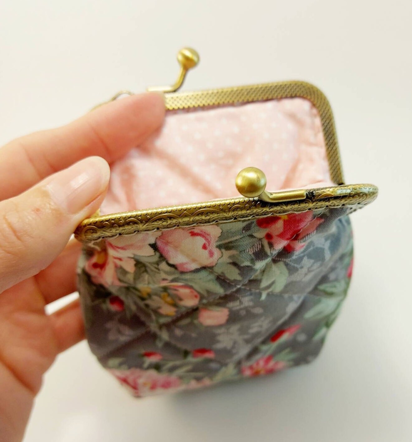 Double Kiss Lock Purse | Metal Frame Purse | Kiss Lock Purse |coin ...