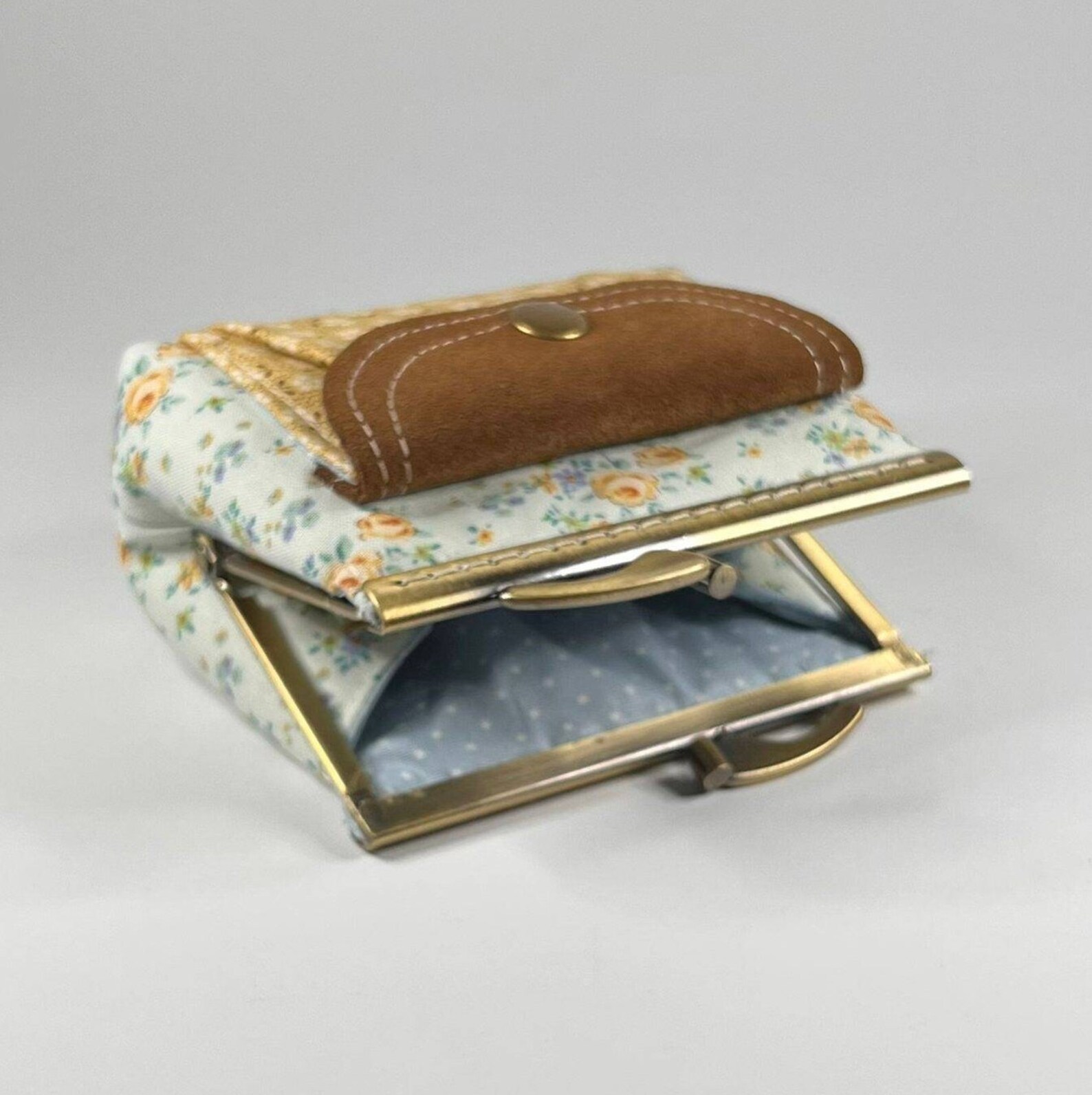 Double Kiss Lock Purse, Metal Frame Purse, Kiss Lock Purse, Coin Purse ...