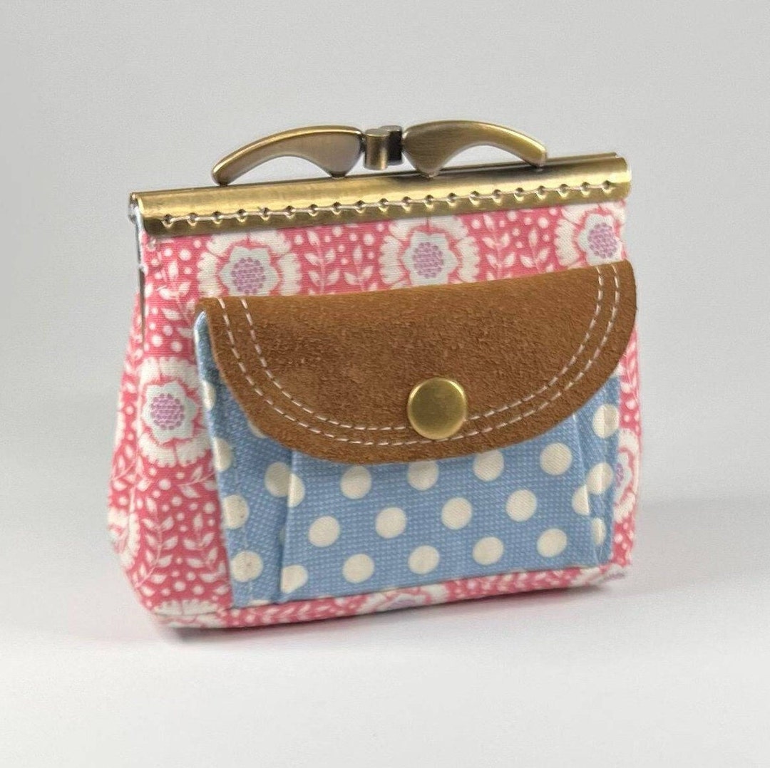 Double Kiss Lock Purse, Metal Frame Purse, Kiss Lock Purse, Coin Purse ...