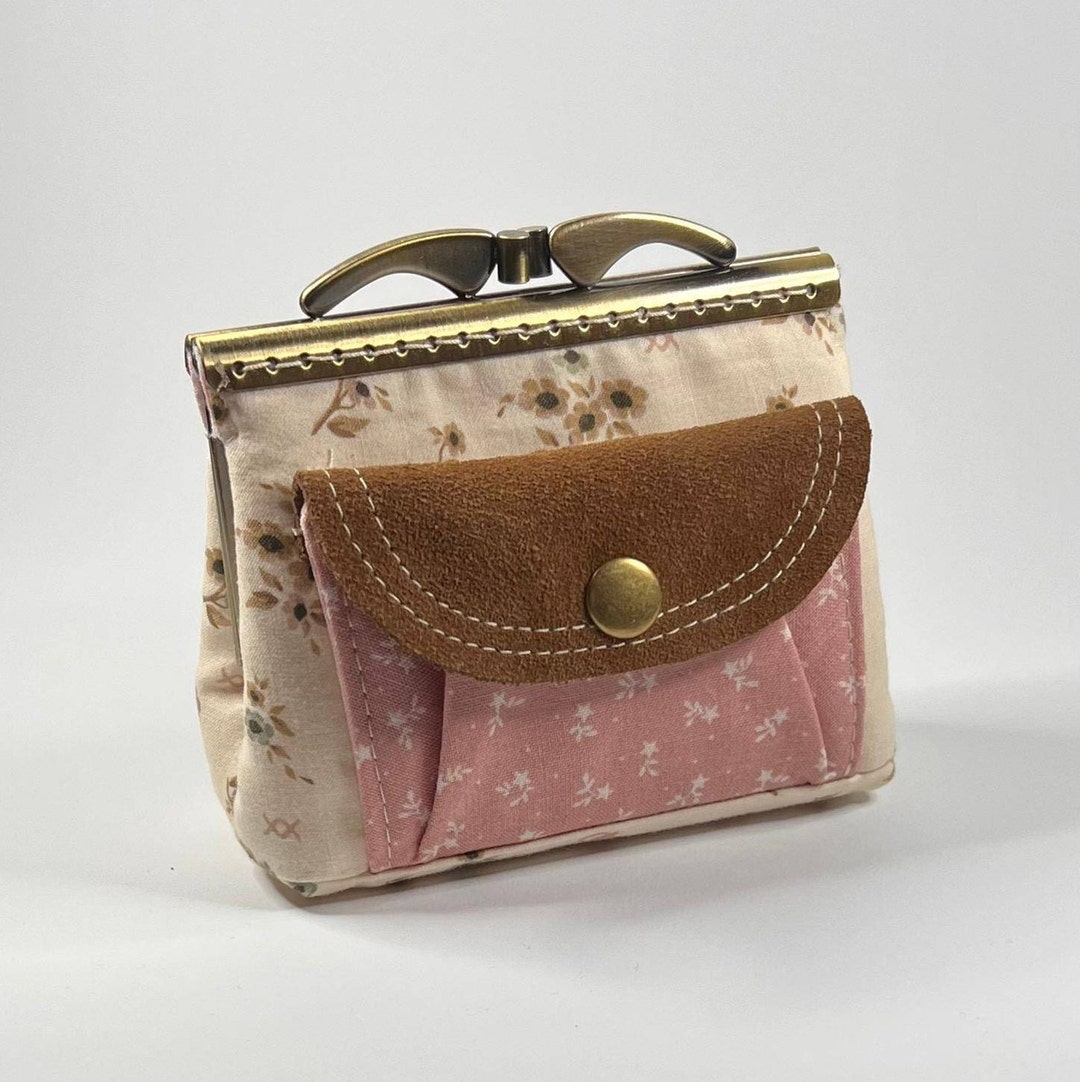 Double Kiss Lock Purse, Metal Frame Purse, Kiss Lock Purse, Coin Purse ...