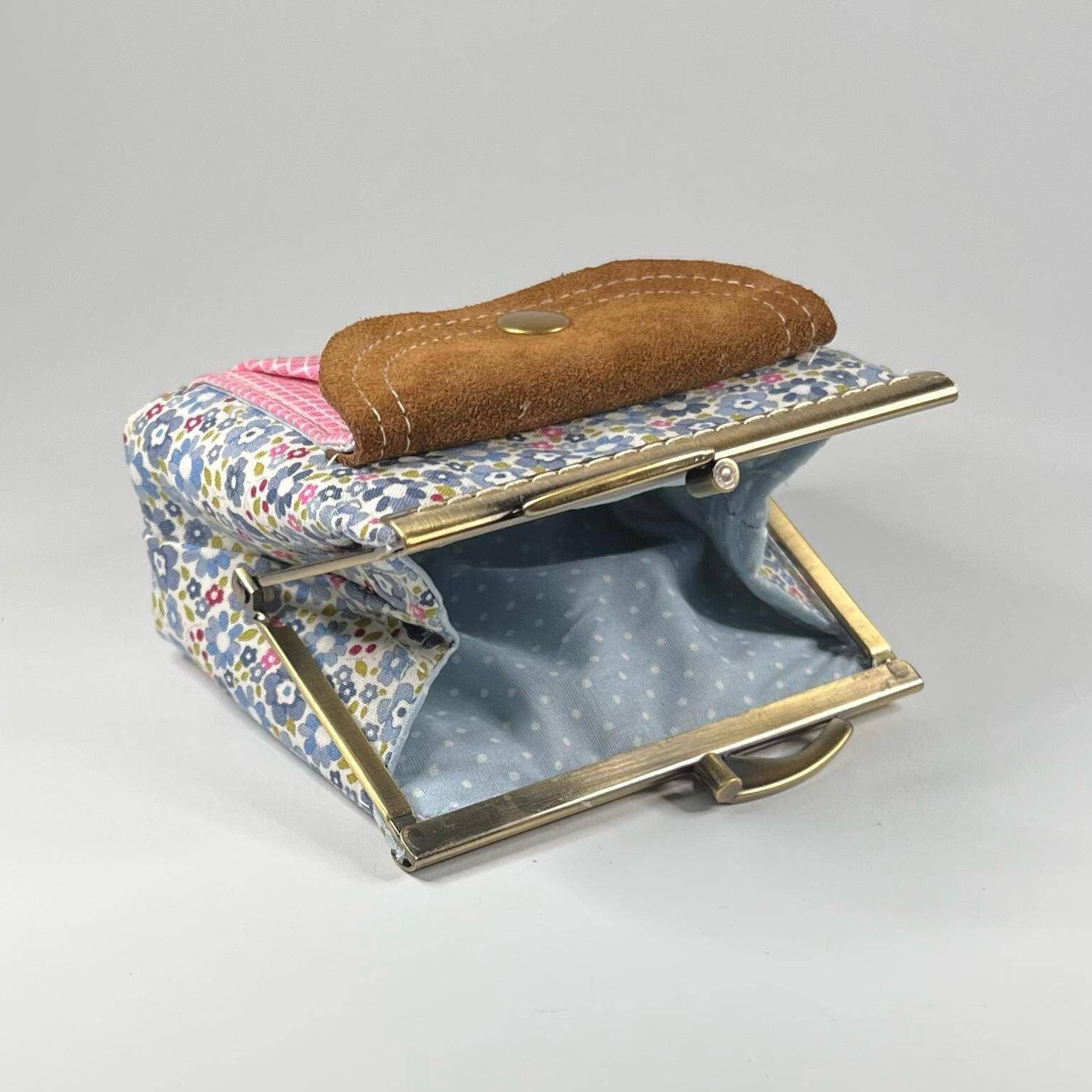 Double Kiss Lock Purse, Metal Frame Purse, Kiss Lock Purse, Coin Purse ...