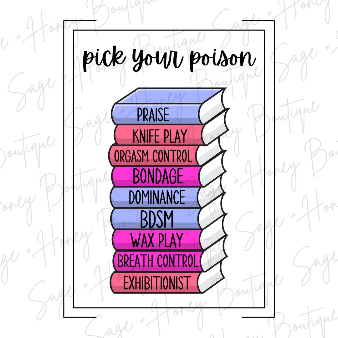 Pick Your Poison PNG Digital Download - Etsy