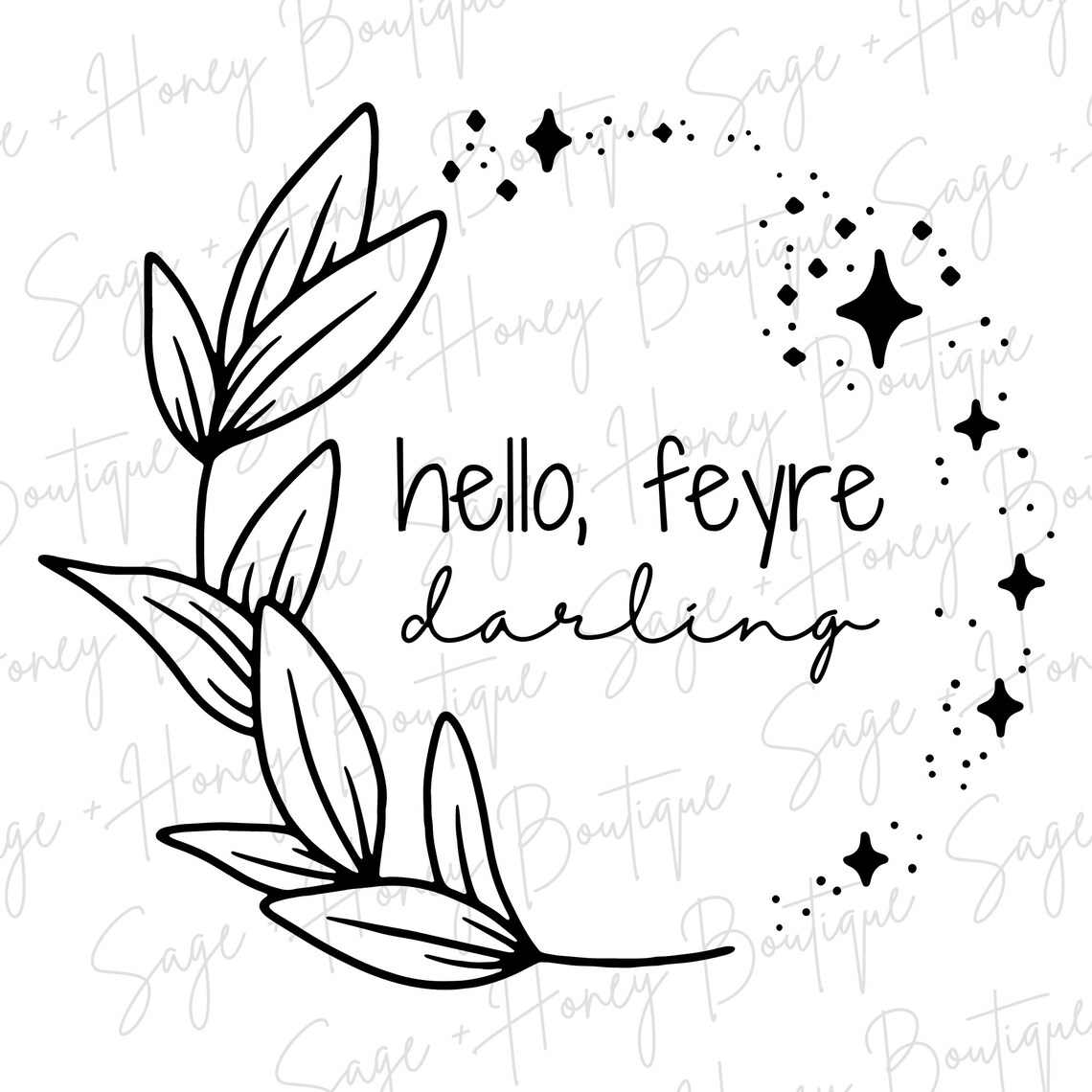 Hello PNG SVG Digital Download - Etsy