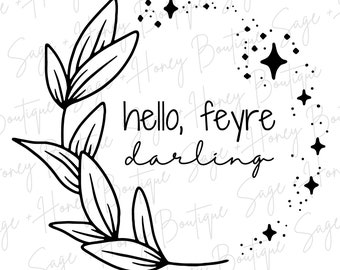 Tamlins Tears SVG PNG Digital Download. Acotar Digital Download ...