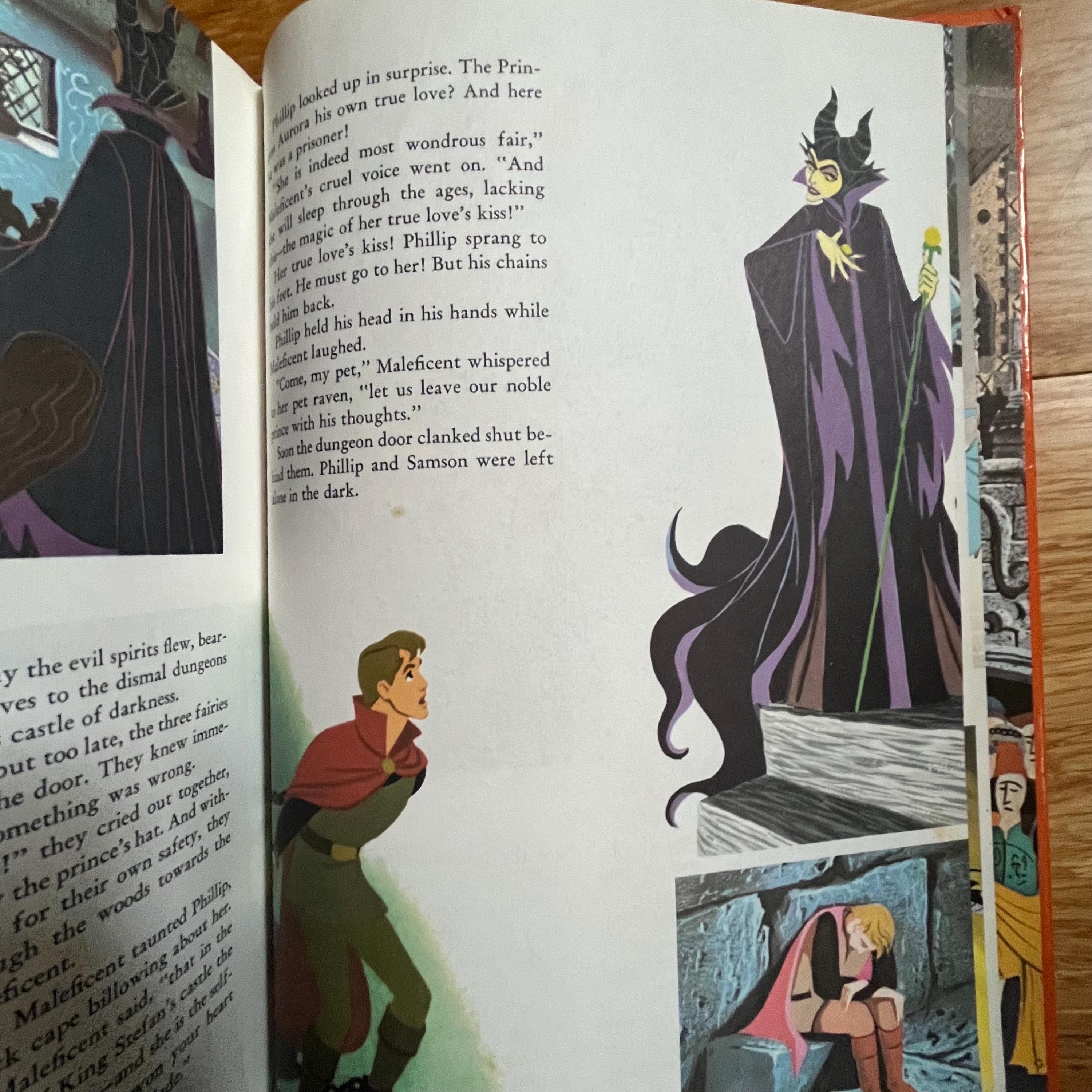 Walt Disney's Sleeping Beauty Large Vintage Hardback Picture Book 1972 ...