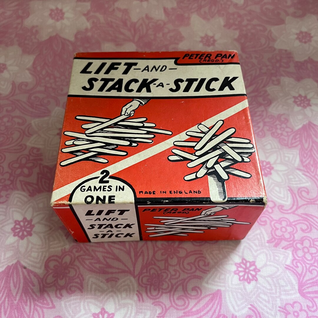 Vintage Lift and Stack A Stick by Peter Pan Children's Game Original ...