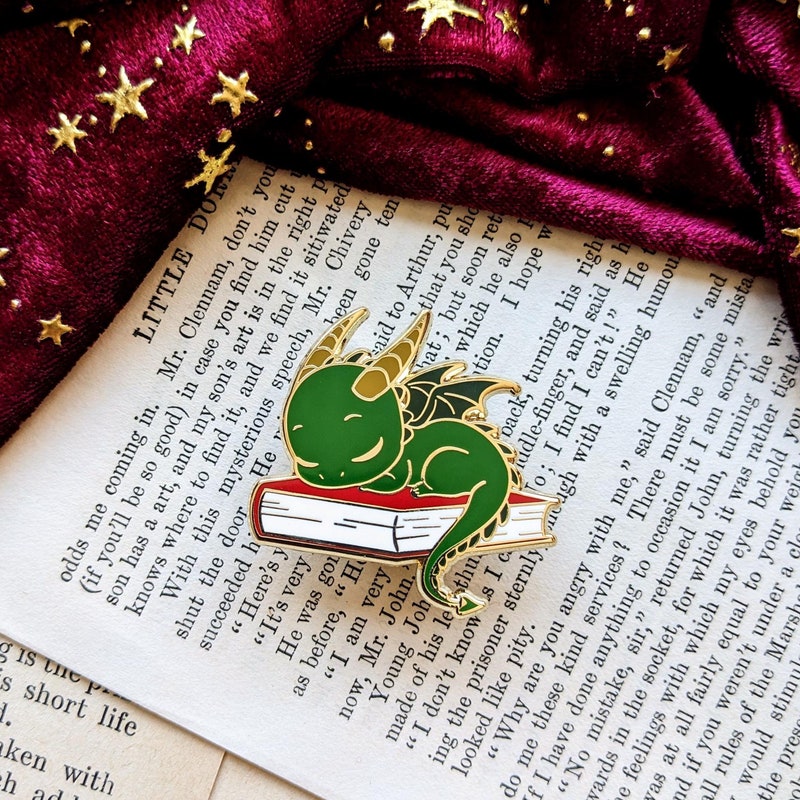 Book Enamel Pins - Etsy