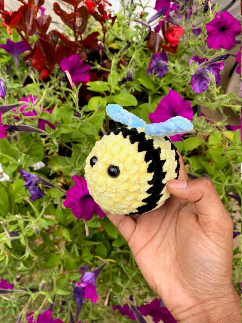 Mini Bee Critter Crochet Plush Toy/amigurumi Bee/stuffed | Etsy