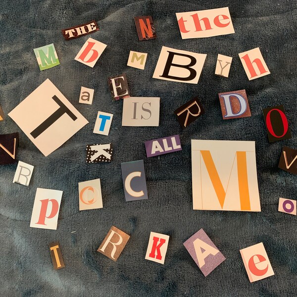 Magazine Letters - Etsy