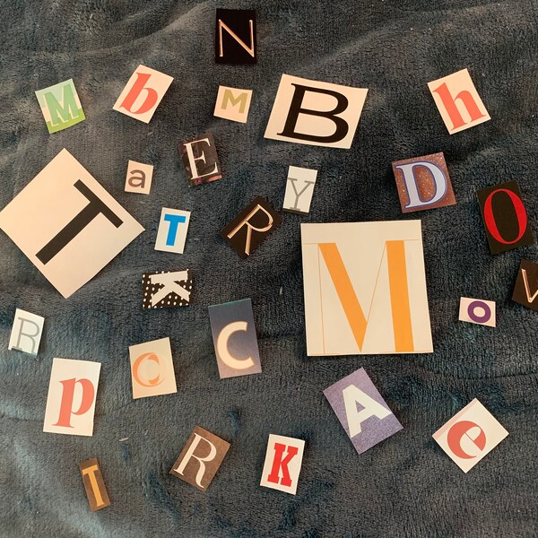 Magazine Letters - Etsy