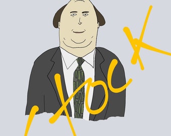 Kevin Malone the Office Wall Art Bathroom Funny Wall Art the Office ...