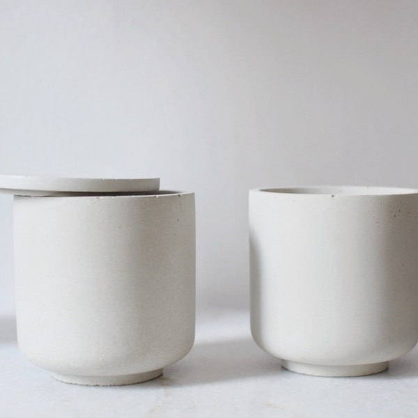 Concrete Container - Etsy
