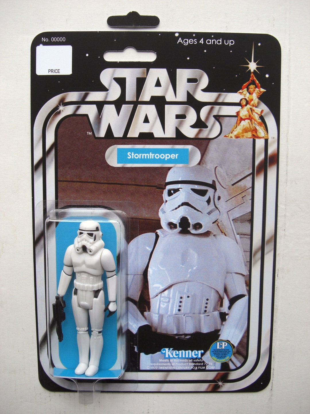 Star Wars Vintage Stormtrooper CUSTOM Action Figure MOC - Etsy
