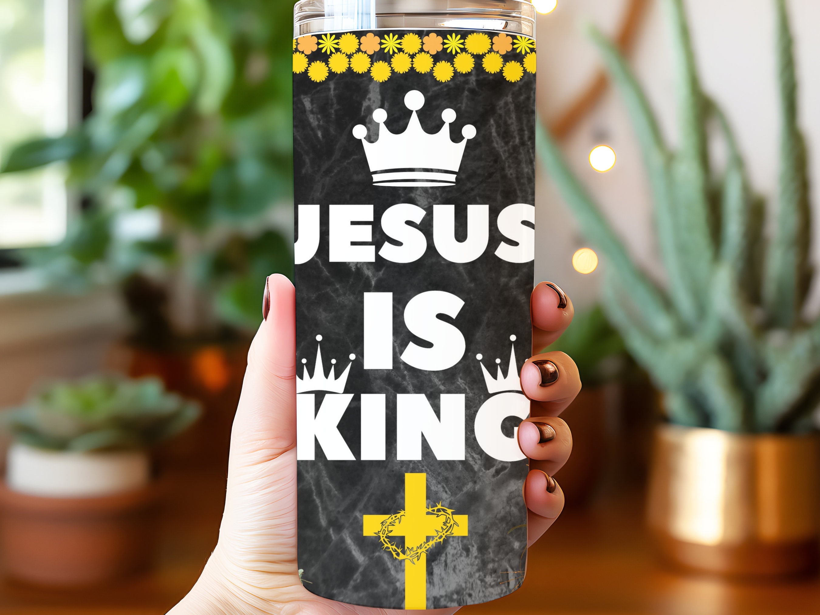 Faith Bible Verse 20oz Skinny Tumbler Sublimation Jesus is - Etsy