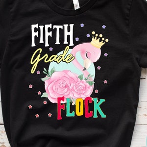 Pink Flamingo, Back to School, School, First Day of School, 5th Grade ...