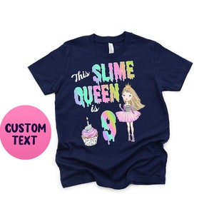Slime Queen Birthday, Slime Queen, Slime Shirt, Birthday Queen, Girl ...