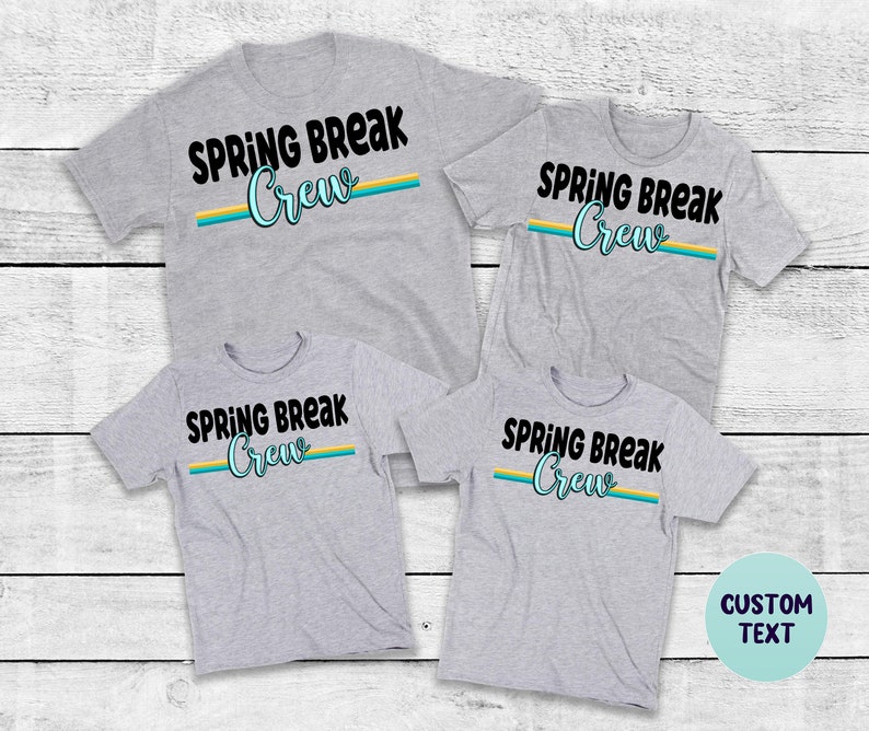 Spring Break 2022 Spring Break Crew Spring Break Shirt 2022 - Etsy