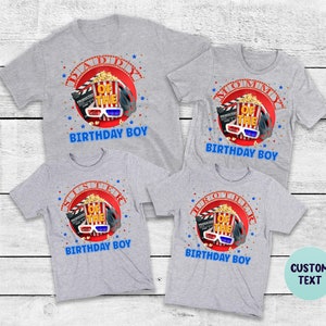 Movie Theme Birthday Shirt, Movie Theme, Movie Party Shirt, Movie Night ...