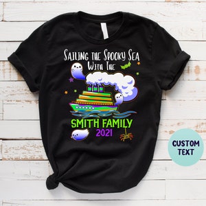 Halloween Cruise Sailing the Sea Halloween Cruising - Etsy