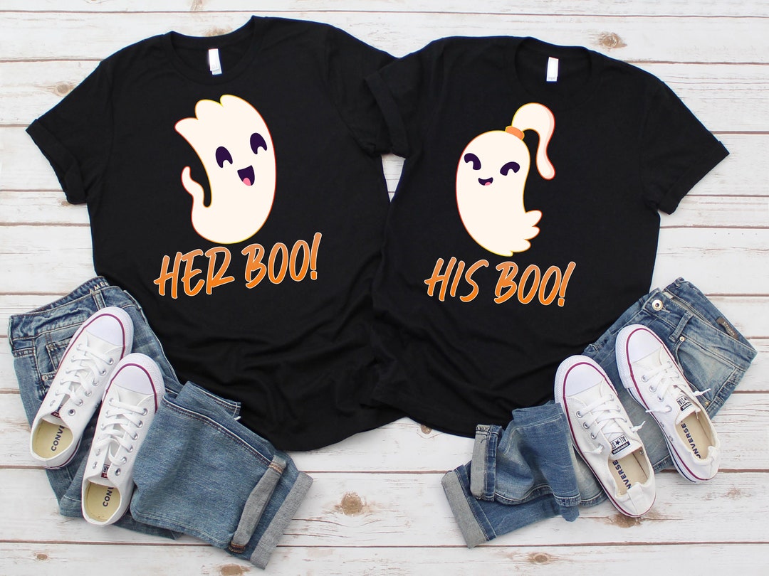 Her Boo His Boo Boo Shirt Ghost Couple Boo Couple - Etsy