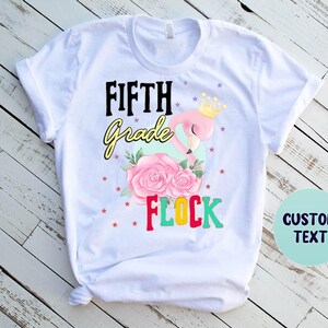 Pink Flamingo, Back to School, School, First Day of School, 5th Grade ...