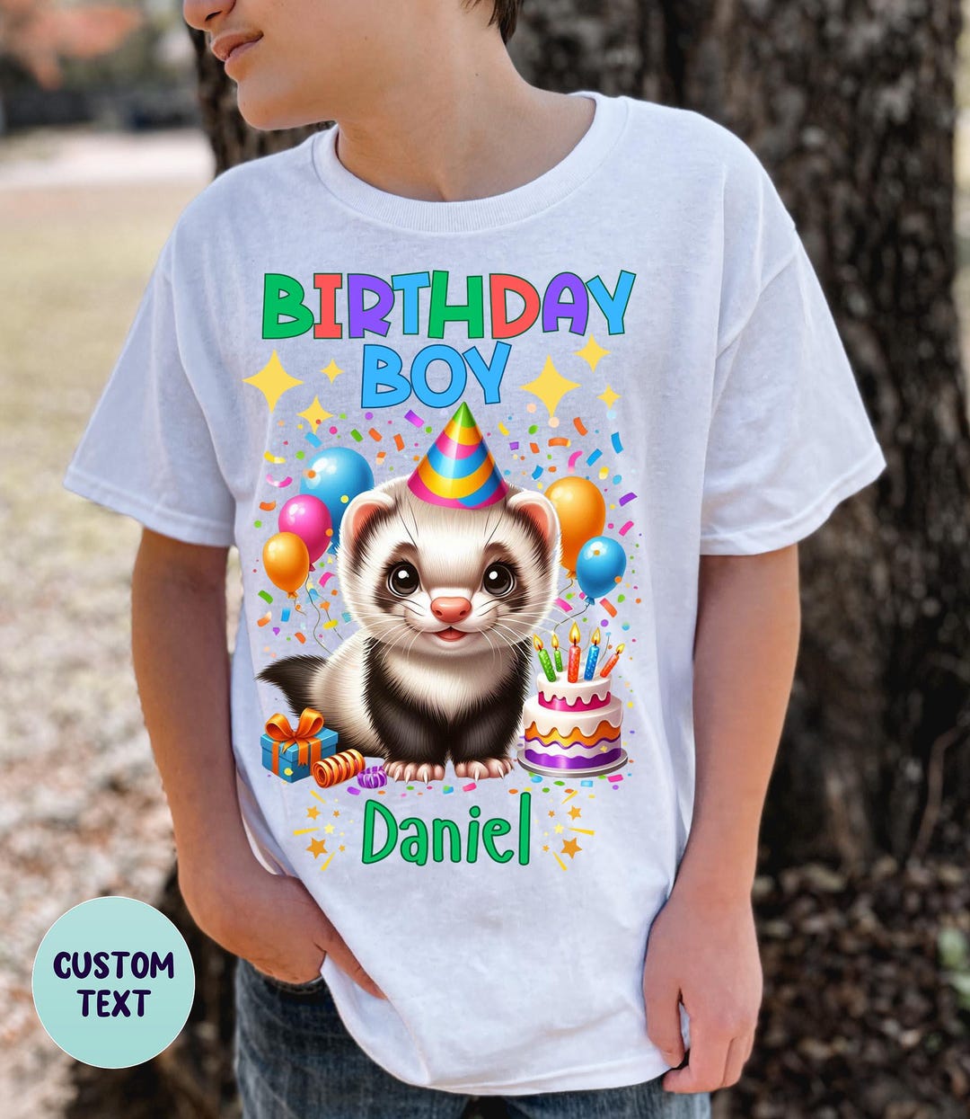 Ferret Birthday, Birthday Boy Ferret, Ferret Party. Ferret Lover, Pet ...