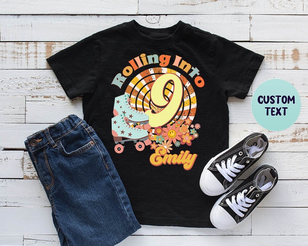 Roller Skate Shirt, Rolling Into Shirt, Roller Skating Shirt, Groovy ...