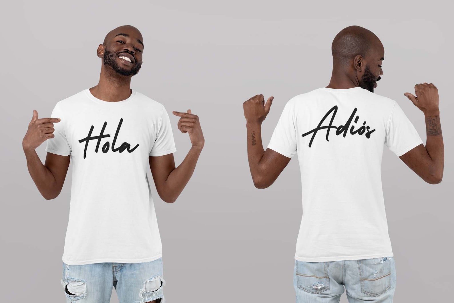 Hola Adios Spanish Saying Spanish Wording Spanish Teacher - Etsy