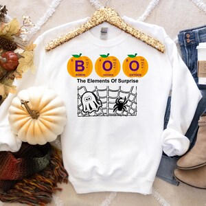 Halloween 2022, Boo Chemistry, Boo Shirt, Periodic Table, Boo the ...