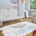 Cute Nursery Rug, Nursery Rug Boy, Area Rug for Kids Room, Carpet for ...