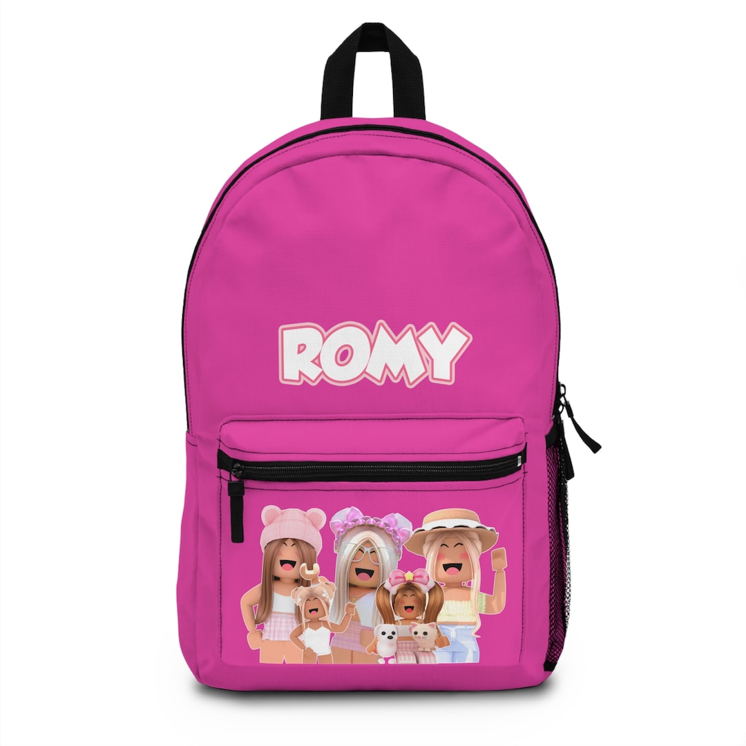 Custom Roblox Girl Backpack Personalized School Bag Roblox for Girl ...