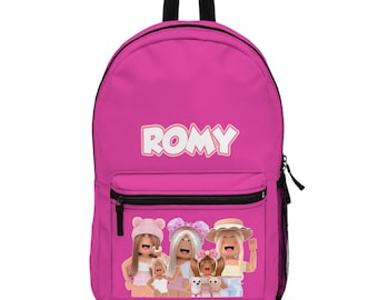 Custom Roblox Backpack Personalized School Bag Roblox School Bag Custom ...